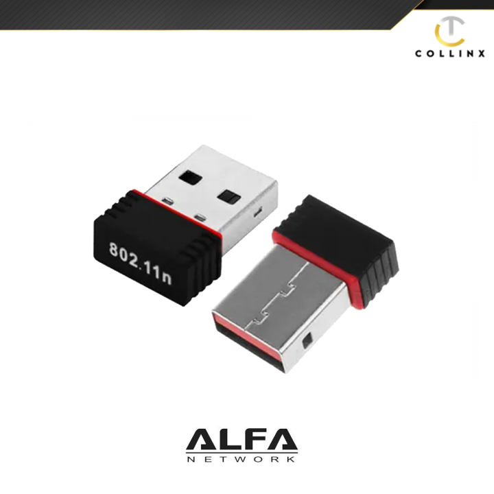 Alfa Net Wireless USB Wifi Dongle | For PC Desktop and Laptop | Stable ...
