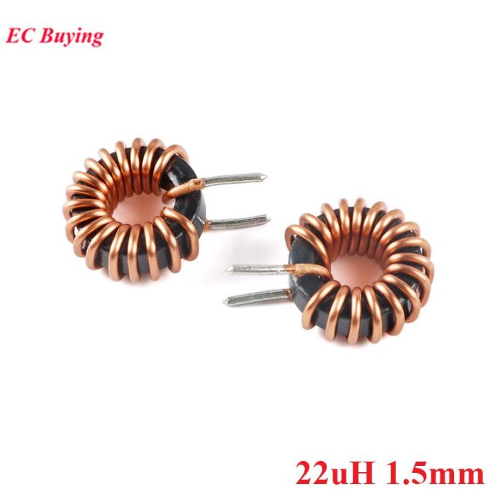 2Pcs Toroid Core Inductors 80125ไขลานแม่เหล็กแหวนเหนี่ยวนำ22uH 33uH ...