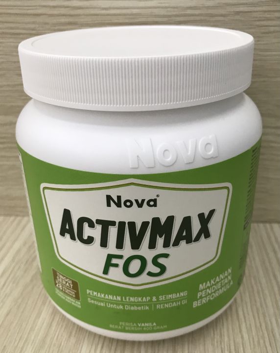 NOVA ACTIVMAX FOS 400G HIGH FIBER, PREBIOTIC & PROBIOTIC | Lazada