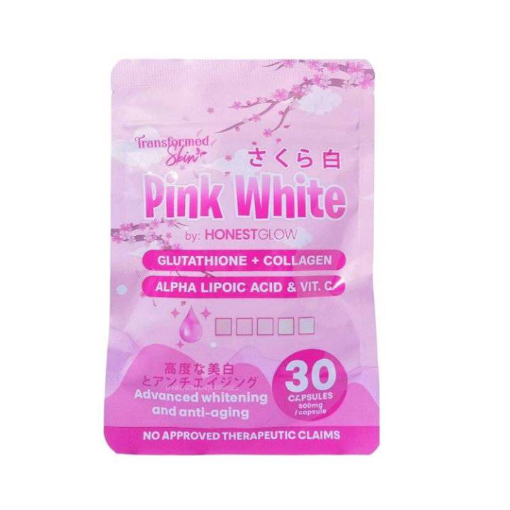 Honest Glow Pink White Caps 30 Capsules | Lazada PH
