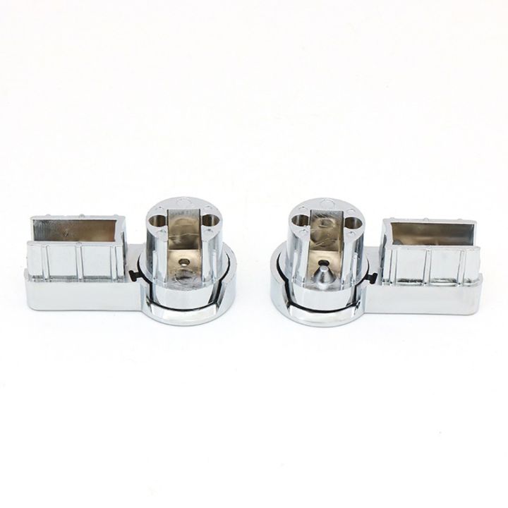 (ready stock) 1 Set Chrome Plated ABS Bath Hinge Brackets for Shower ...