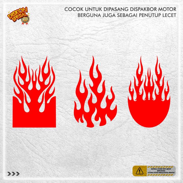 Stiker Api Tribal Untuk Spakbor Motor Cutting Sticker | Lazada Indonesia
