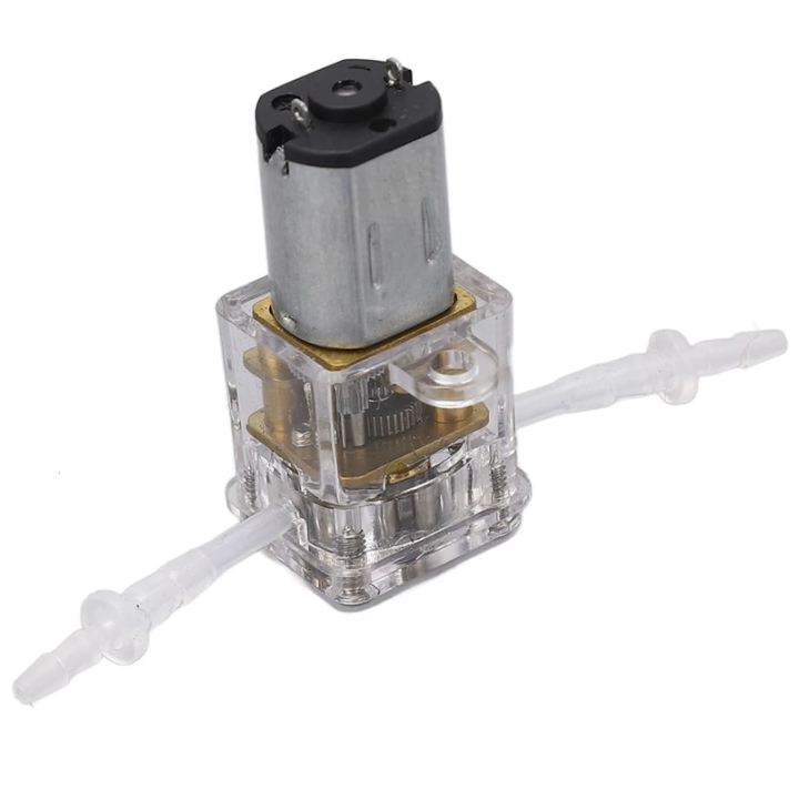 Compacts Peristaltic Liquid Pump Clear Shell Metering Measuring Liquid ...