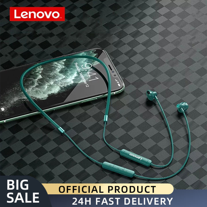 Lenovo SH1 Bluetooth Earphone IPX5 Waterproof Sport Headset Bluetooth 5 ...
