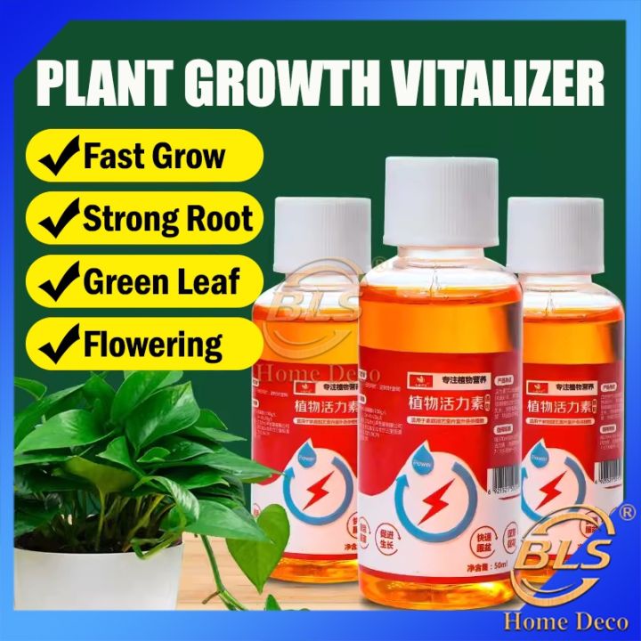 Plant Growth Vitalizer 50ml Vitality Liquid Fertilizer Concentrated Nutrient Solution Baja Air ...
