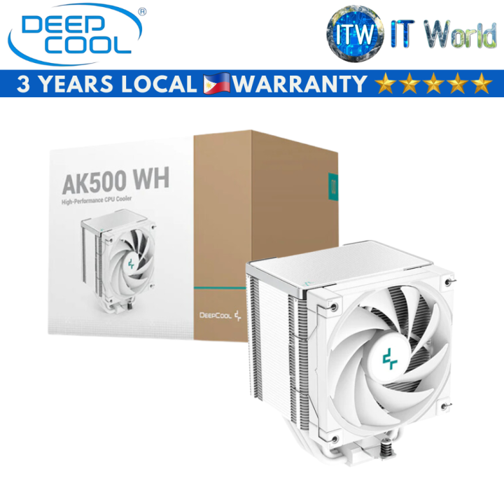 Deepcool AK500 WH Air Cooler (R-AK500-WHNNMT-G) | Lazada PH