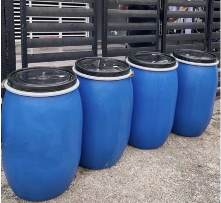 Tong Drum Biru Tong Drum / Tong Drum Biru/Tong Air/Open top 160 Liter ...