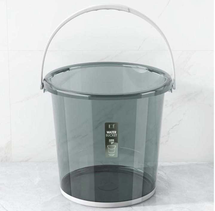 Transparent Bucket Pail dipper Big 20Liters Bathroom Set - Ultimate ...
