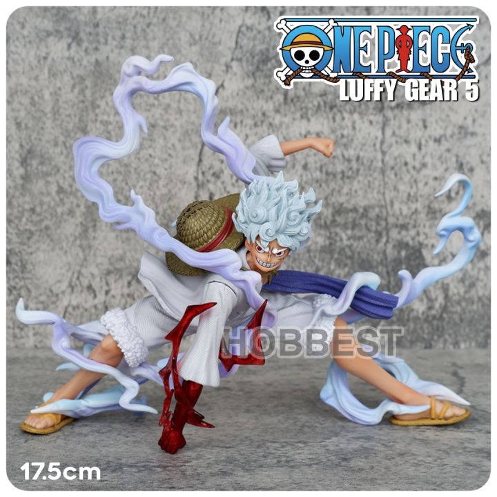 ONE PIECE : LUFFY GEAR 5 SUN GOD NIKA - Action Figure Miniatur Pajangan ...