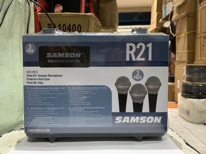 Samson R21 3 in 1 Pack Microphone | Lazada PH