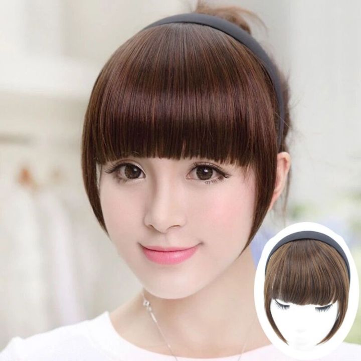 Y2K2ปุกปุยเรียบร้อยสำหรับเด็กผู้หญิงเรือนผมแบบต่อธรรมชาติเครื่องประดับผมวิกผมวิกผมปลอมที่มองไม่ ...