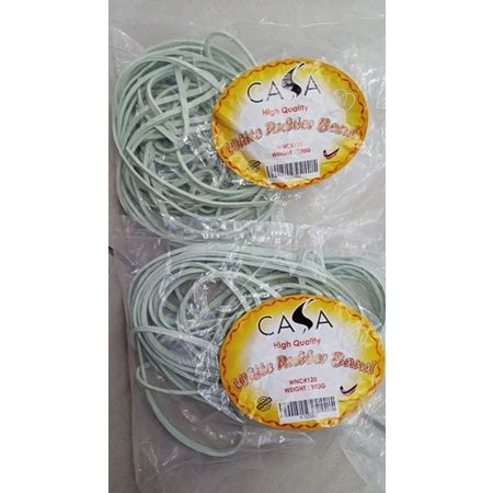 RUBBER BAND WHITE GETAH PUTIH POSMEN GETAH OREN GETAH BERWARNA READY ...