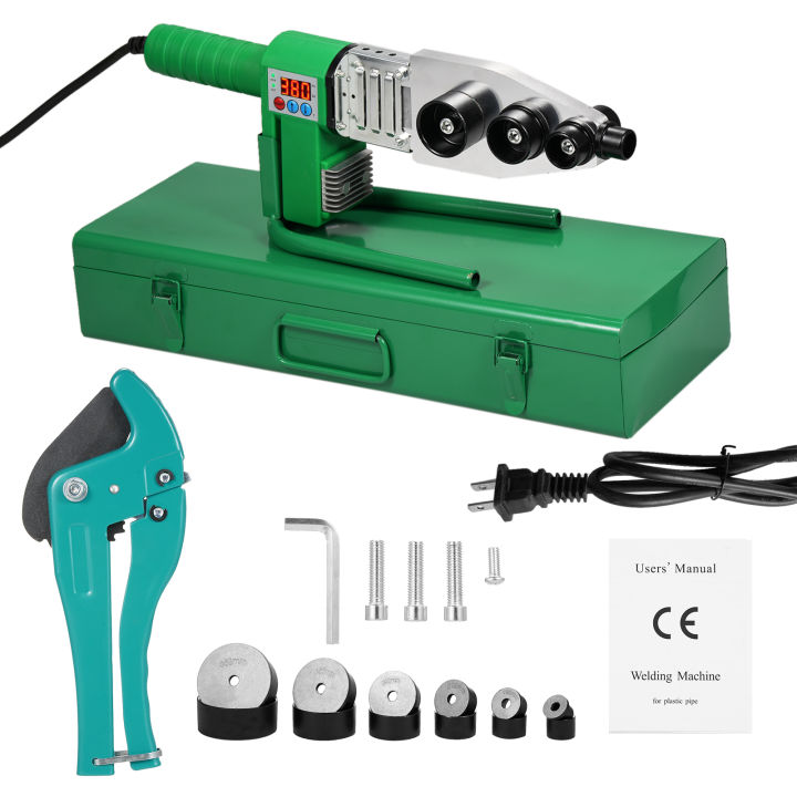 Plastic Pipe Welding Tool Plastic Welder Kit Contains Welding Heads of ...