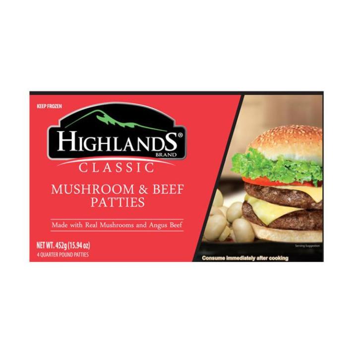 Highlands Classic Mushroom and Beef Patties 452g | Lazada PH
