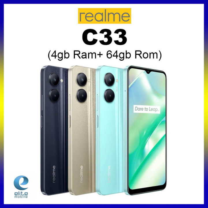 Realme C33 [4GB RAM/64GB ROM] 50MP AI Camera, Boundless Sea Design 8 ...