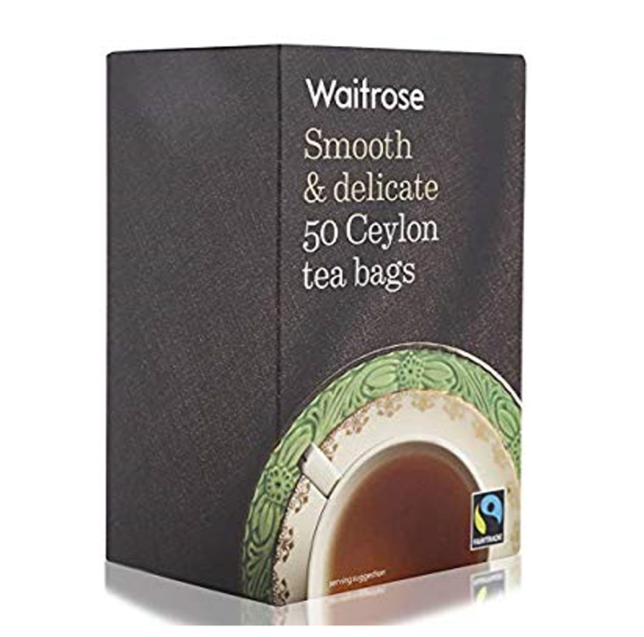 Waitrose Smooth & Delicate Ceylon เวทโทร ซีลอน ชาอังกฤษ 2.5g. x 50 tea ...