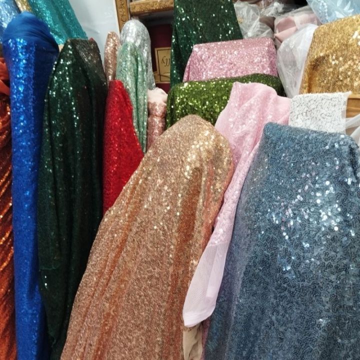 Kain Sequin / Kain Backdrop Background / Kain Sequin Seribu Payet ...