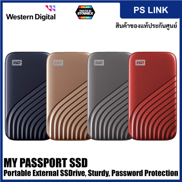Western Digital WD My Passport SSD (500GB, 1TB, 2TB), TYPE-C, USB 3.2 ...