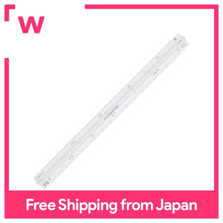 Staedtler Ruler Triangular Scale Aluminum Construction 987 15-13 ...
