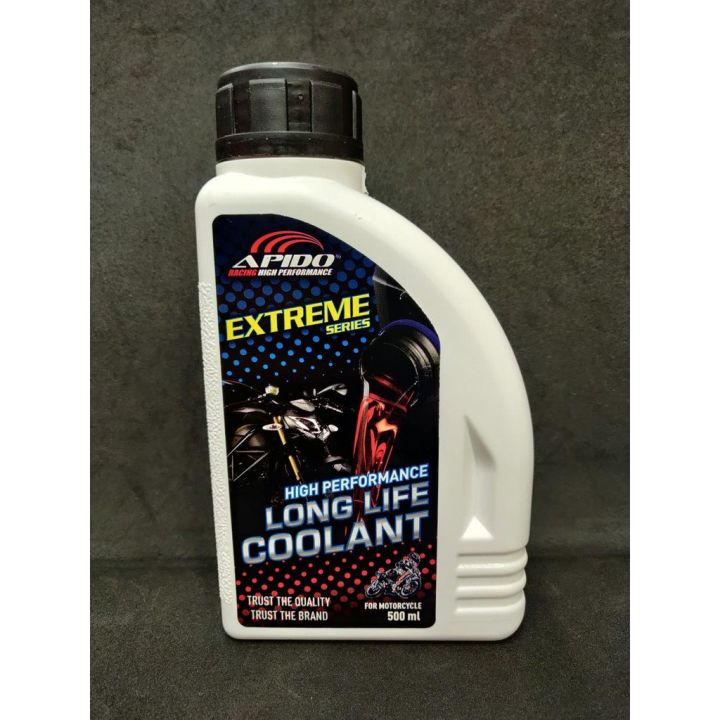 Apido 500ml Long Life Coolant Fluid Water Air Red High Performance ...