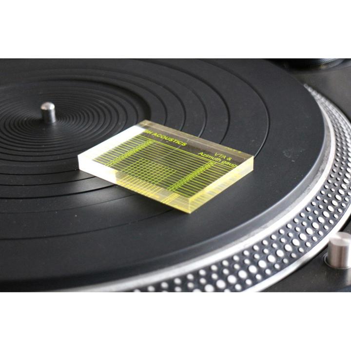 Almencla Turntable Tonearm VTA &Cartridge Azimuth Alignment Ruler ...