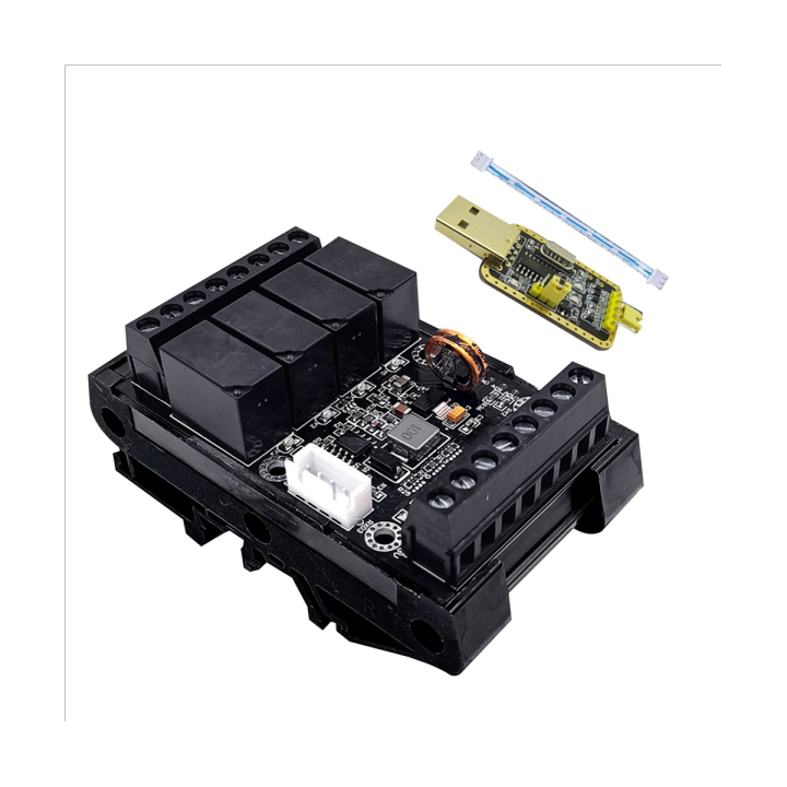 1 Set Delay Module Relay Module FX1N-10MR PLC Industrial Control Board ...