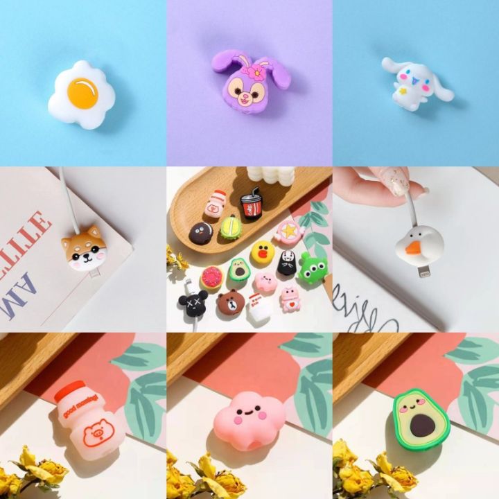 [READY STOCK] Cartoon Cable Protector Anti-Break Data Cable Protector ...