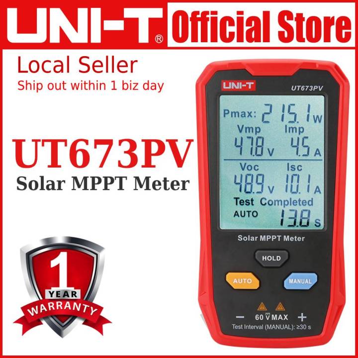 UNI-T UT673PV Solar MPPT Meter | Lazada Singapore