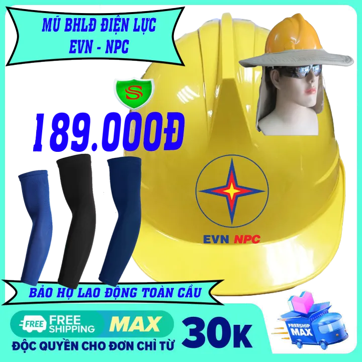 [Mũ BHLĐ Điện Lực] - Mũ Bảo Hộ Lao Động Điện Lực EVN - Mũ BHLĐ Điện lực ...