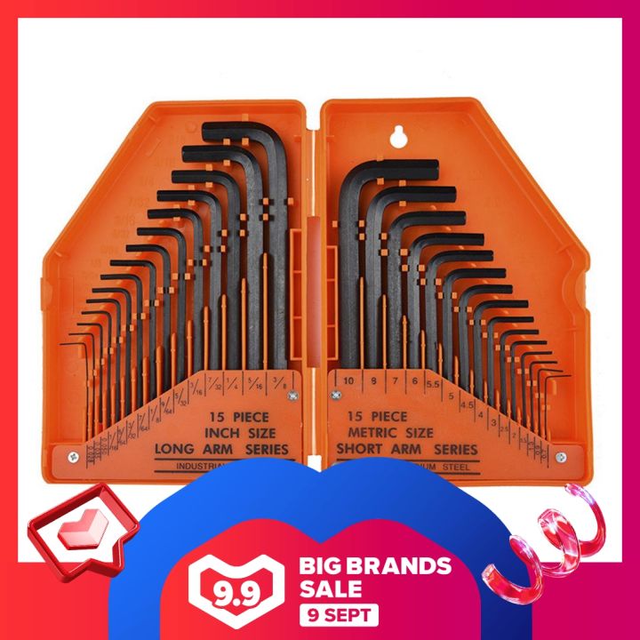 ที่ดีที่สุดขาย 30in1 ภายใน HEX KEY ประแจ Torx HEX อัลเลนชุดที่สำคัญ SAE ...