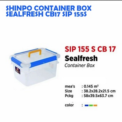 Shinpo 155 S CB17 Sealfresh Container Box Seal Kotak Kedap CB 17 Liter ...