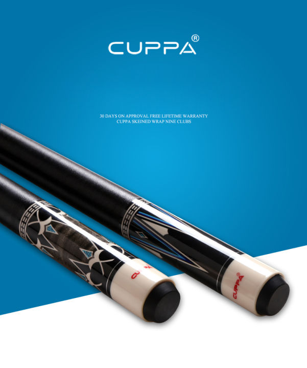 CUPPA Pool Cues 13mm Tip 147cm Length 520g Carrom Cue Stick ...