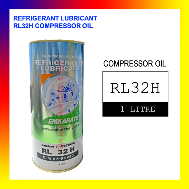 (POE) REFRIGERANT LUBRICANT RL32H COMPRESSOR OIL (1 LITRE) RL32 ...