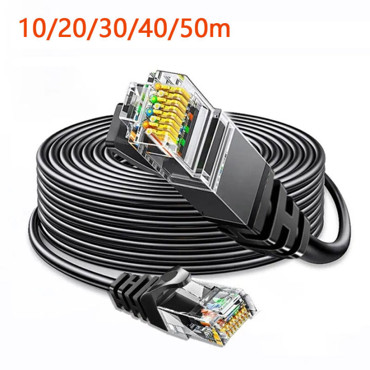 10M to 50M Cat6 Ethernet Cable RJ45 UTP waterproof Outdoor Lan Internet ...