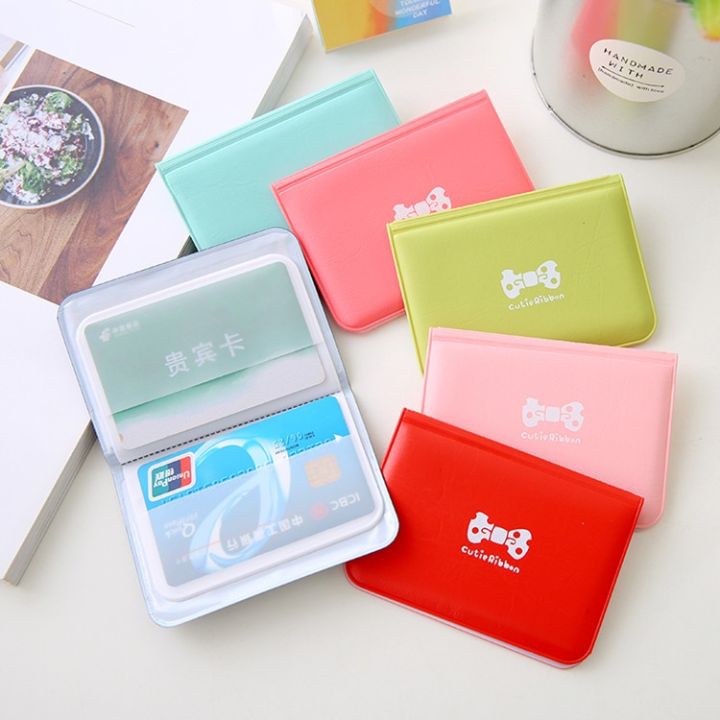 1pc Credit Card Holder Wallet Bow Know Girl Bus Card Cover Credit ID ...