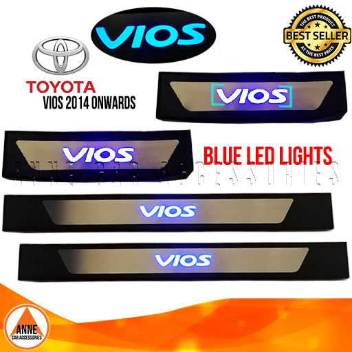 Side Stepsill for Toyota Vios 2014 2015 2016 2017 2018 2019 2020 2021 ...