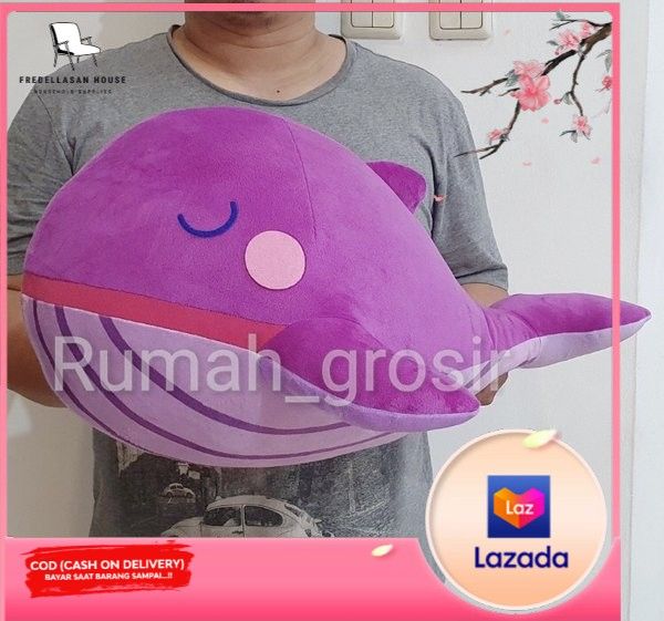 Boneka Whale Paus Tiny Tan Jumbo Besar | Lazada Indonesia