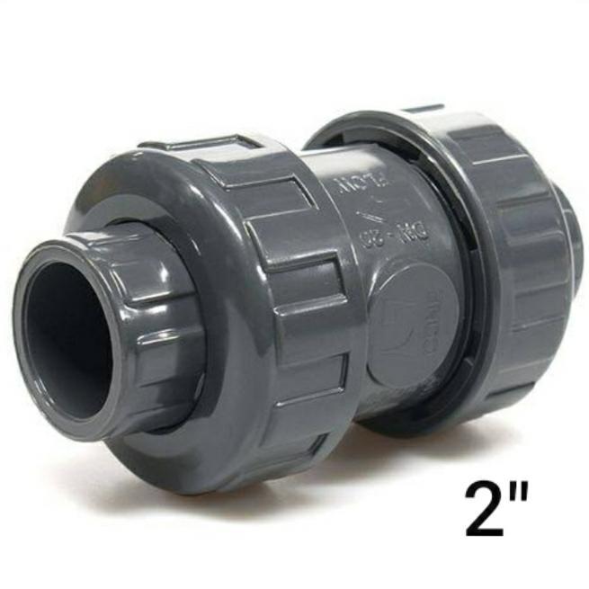 Check Valve PVC Double Union 2 Inch | Lazada.co.th