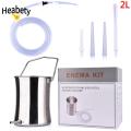 2L Home Enema Colonic Irrigation Kit Reusable Bucket Detox Barrel ...