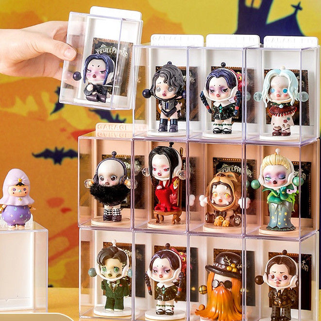 Figure Doll Display Box Small Model Storage Organizer Box Transparent ...