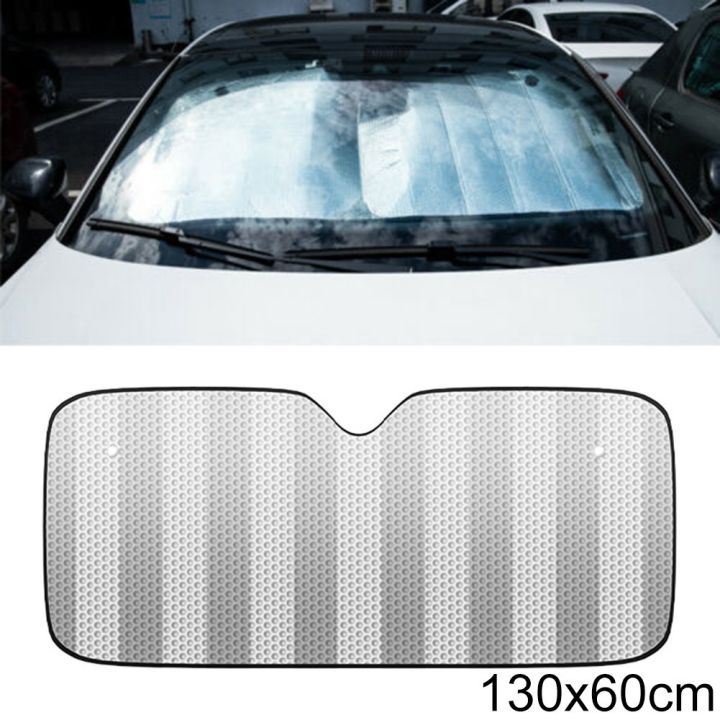 automalls Silver Reflective Block UV Car Windshield Sun Shade for Heat ...