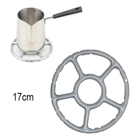 17cm(Silver) Kitchen Gas Stove Cooker Plate Coffee Moka Pot Stand ...