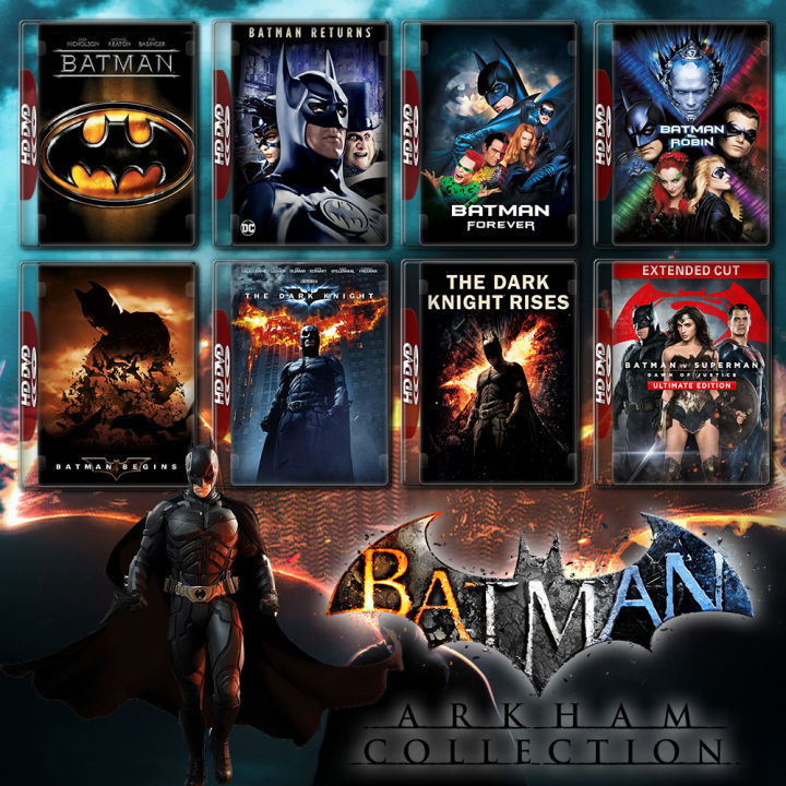 Batman แบทแมน ครบทุกภาค 1-8 DVD Master พากย์ไทย | Lazada.co.th