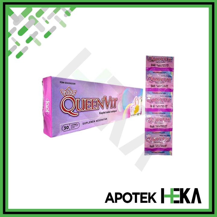Queenvit Box isi 3x10 Kapsul - Vitamin Program Hamil Wanita | Lazada ...
