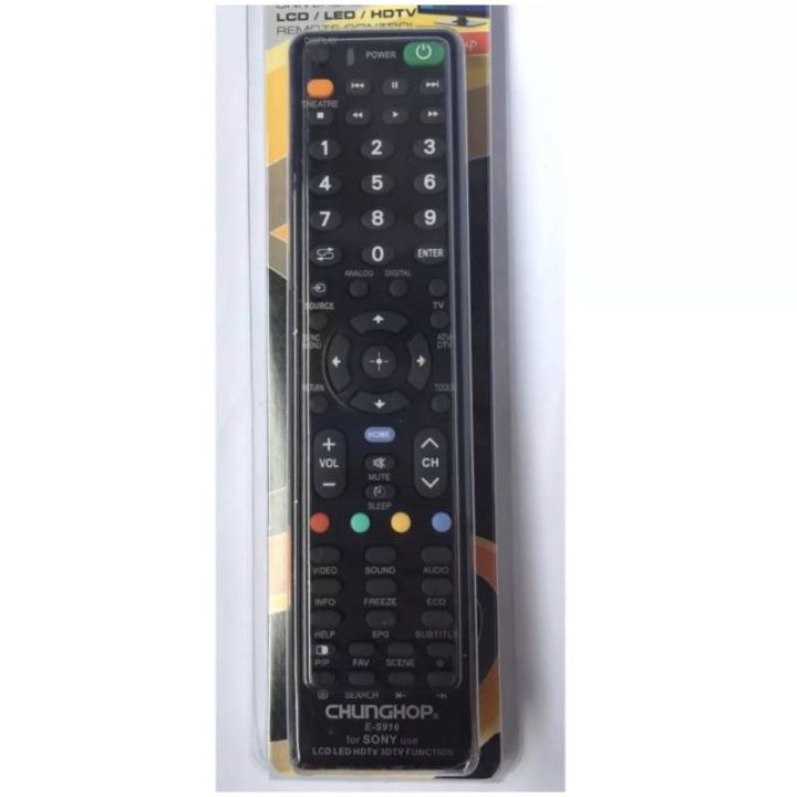 Sony Bravia TV remote control (use with flat screen lcd/led all models ...