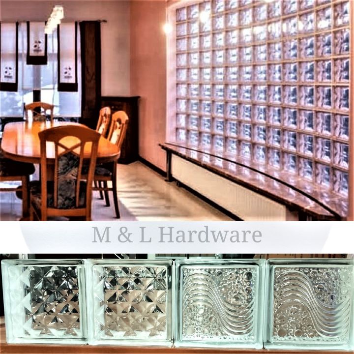 Glass Block Glass Brick Blok Kaca Dinding Size 190mm X 190mm X 95mm 玻璃砖 ...
