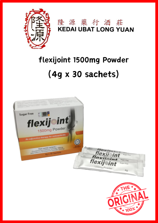 Flexijoint 1500mg Powder (4g x 30 sachets) 活力胶 （适用于辅助治疗骨关节炎） | Lazada