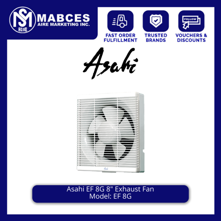 Asahi EF-8G Exhaust Fan | Lazada PH