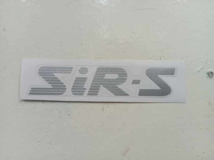 Civic Hatchback SIR-S/SiR decal for tailgate | Lazada PH