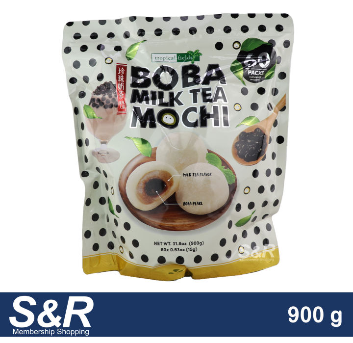 Tropical Fields Boba Milk Tea Mochi (15g x 60pcs) | Lazada PH